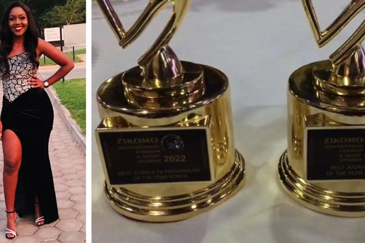 KBC's Caren Kibbett Wins Two Awards In Zambia - Viral Tea Ke
