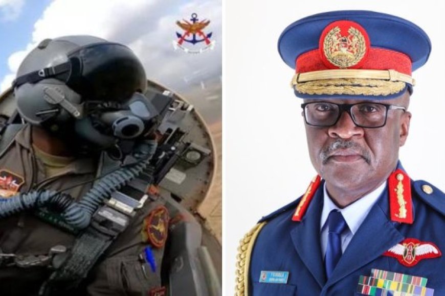 Missing Man: Special Tribute By Kenya Air Force Honouring CDF Gen ...
