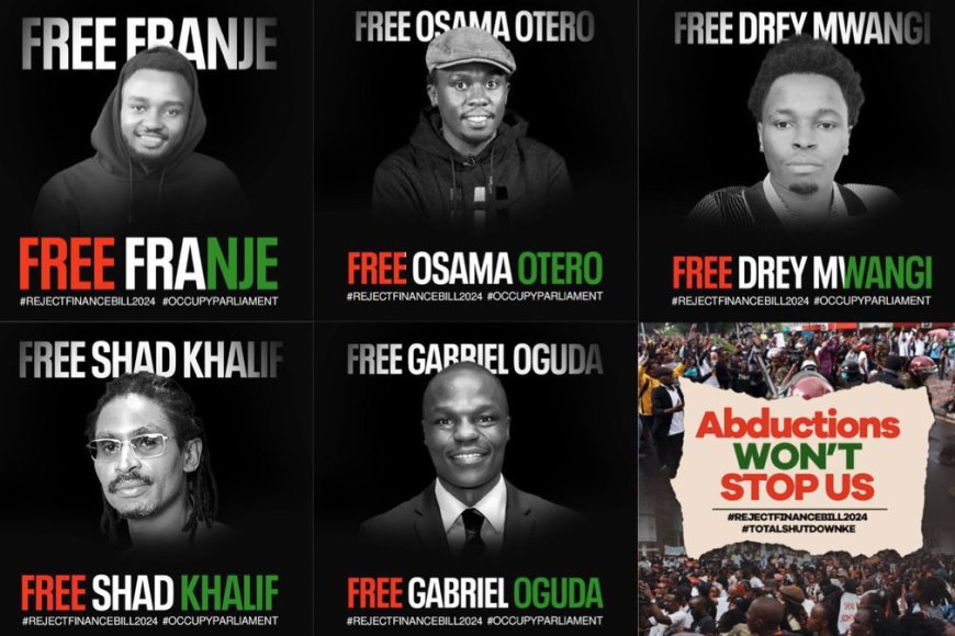 Uproar Over 12 Abductions Reported During Anti-Finance Bill Protests ...