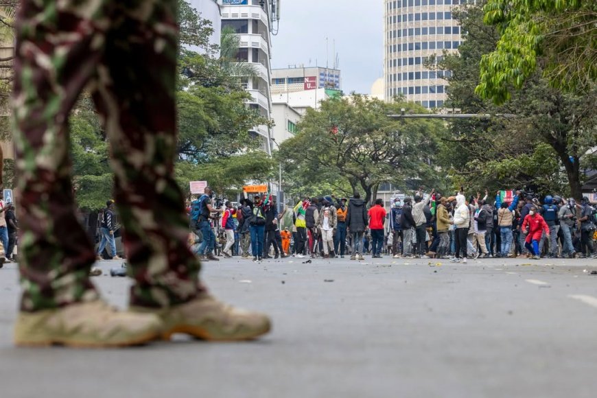 Police Reveal Why Armed Goons Stormed Several Businesses In Nairobi CBD ...